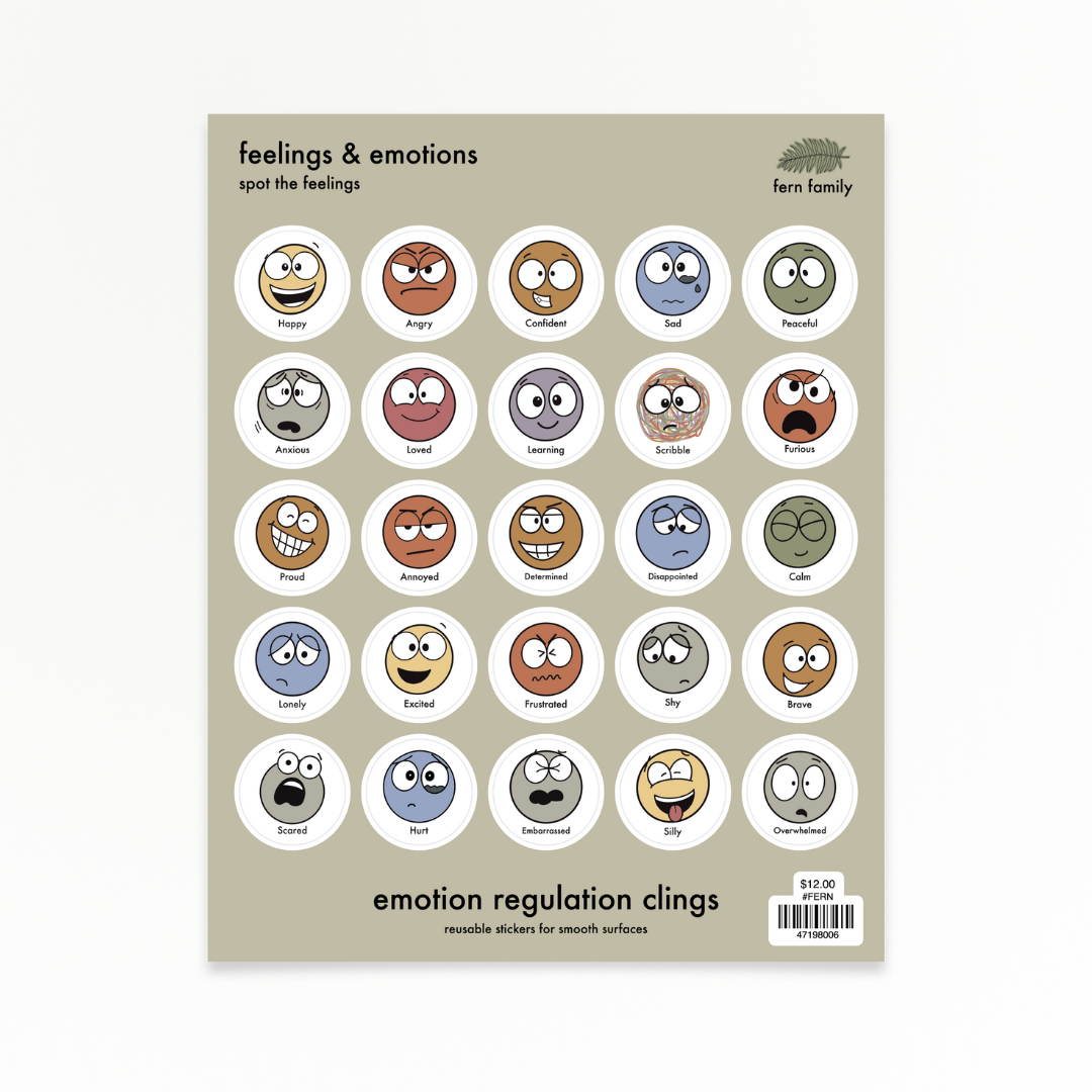 Feelings & Emotions | Spot the Feelings | Emotion Regulation Clings ...